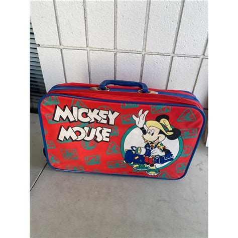 Mickey Mouse Suitcase And Contents
