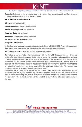 Oat Coolant 50 Concentrate Packaging Type Bottle At ₹ 150 Litre In Surat