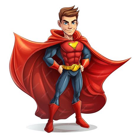 Premium Photo Classic Superhero Character Ready To Save The Day In