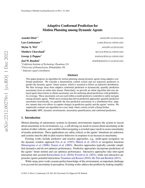 Adaptive Conformal Prediction For Motion Planning Among Dynamic Agents