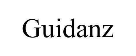 Guidanz Guidanz Inc Trademark Registration