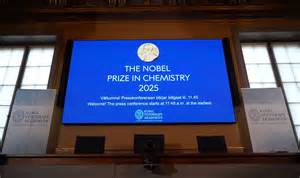 Kitagawa Robson And Yaghi Win 2025 Nobel Prize In Chemistry