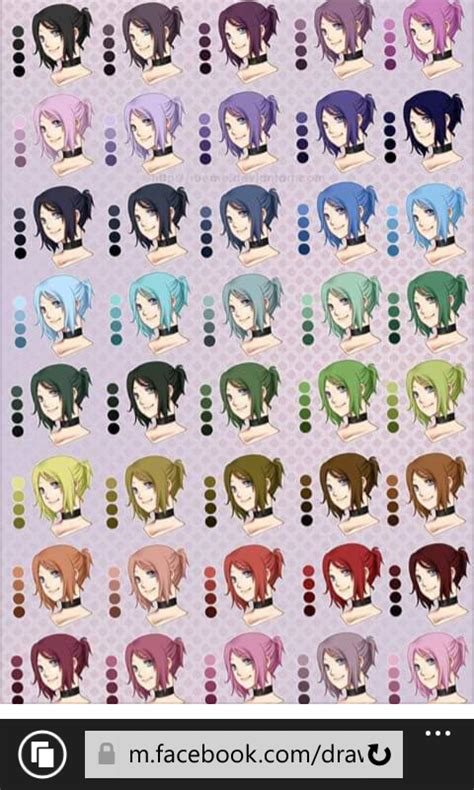 Anime Character With Colorful Hair Kiến Thức Vẽ Bản Vẽ Mẹo Vẽ Tranh