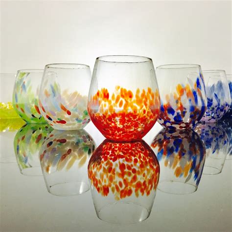 Unique Wine Glass Etsy