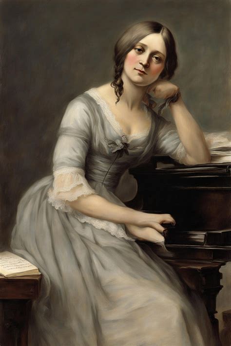 Download Ai Generated Clara Schumann Composer Royalty Free Stock