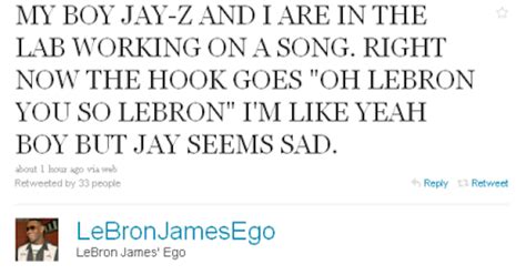 Lebron James Ego Twitter Account Is Fantastic