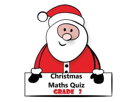 Grade 2 Christmas Math Quiz Powerpoint And Lesson Plan Teaching Resources