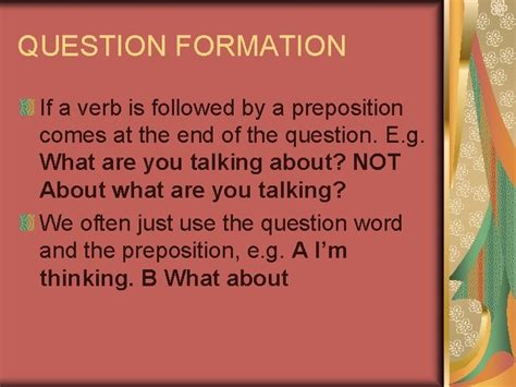 Question Formation To Make Questions With Modal Verbs