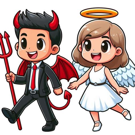 Premium Psd Cartoon Angal Clip Art