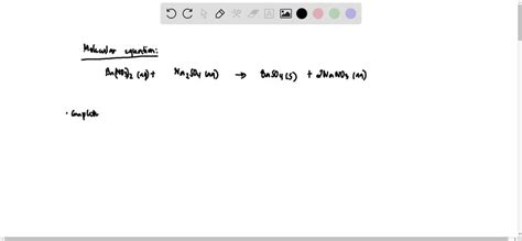 Solved Texts Question 9 10 Write The Net Ionic Equation For The
