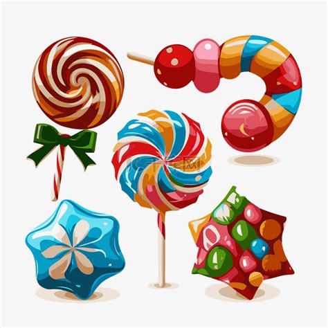 糖果圣诞素材图片免费下载 千库网