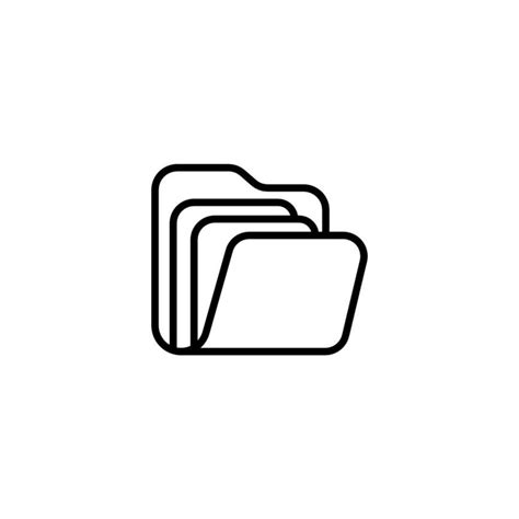 Download Premium Vector Of Folder Icon Vector About Folder Folder Icon Design Folder Icon Black
