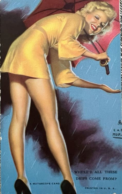 Whered All These Drips Come From” Earl Moran Mutoscope Card C1940s