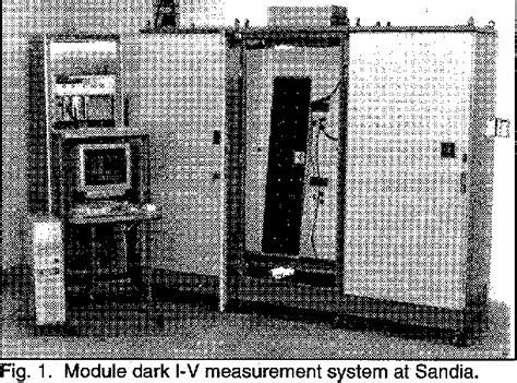 Figure 1 From Dark Current Voltage Measurements On Photovoltaic Modules