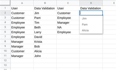 Google Sheets App Script Dynamic Data Validation Based On List Stack Overflow