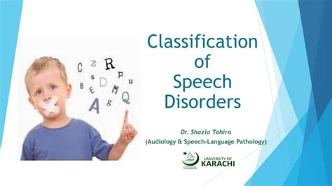 Classification Of Speech Disorders Pptx