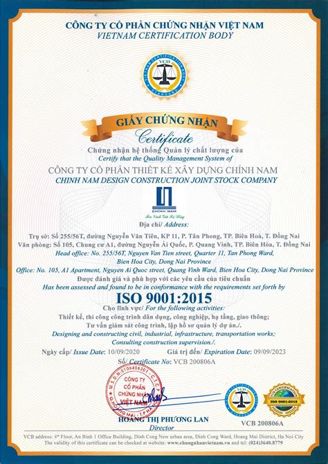 GIỚI THIỆU VỀ CÔNG TY CỔ PHẦN THIẾT KẾ XÂY DỰNG CHÍNH NAM
