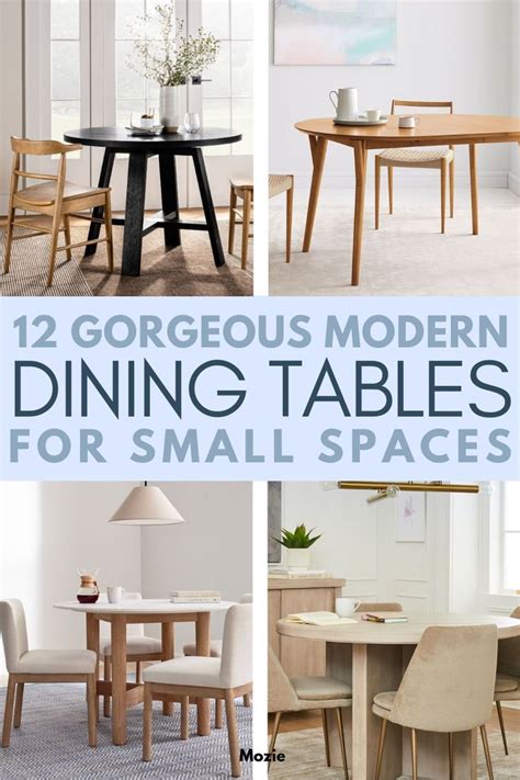 12 Gorgeous Modern Dining Tables For Small Spaces Home Decor Ideas