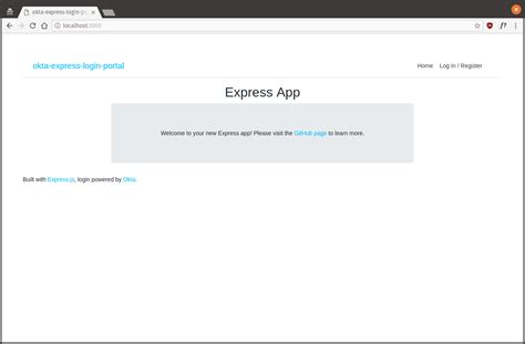 Build And Understand A Simple Node Js Website With User Authentication Okta Developer