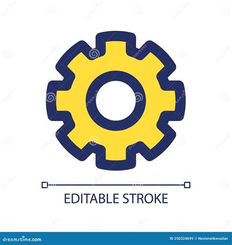 Settings Rgb Color Ui Icon Stock Vector Illustration Of Icon 250324699