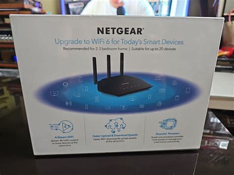 Netgear Ax1800 Dual Band 4 Stream Rax10 100nas Wifi 6 Router New And Sealed 606449151268 Ebay