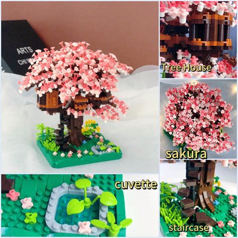 Cherry Blossom Bonsai Tree Diy Pink Cherry Blossom Tree House Micro