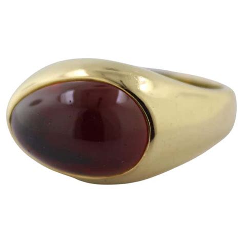 Customizable Marami Ring 18k Yellow Gold Disc Ring For Sale At 1stdibs