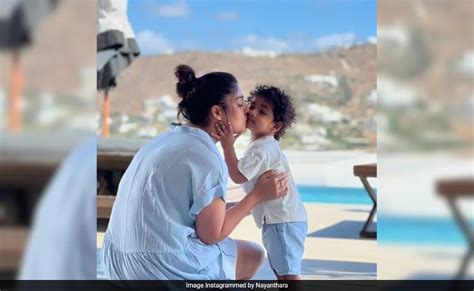 In Pics Nayanthara And Her Twin Sons Ulagam And Uyir From Greece Vacation
