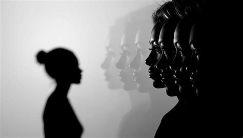 Free Multiple Selves Revealed Image Identity Silhouette Reflection