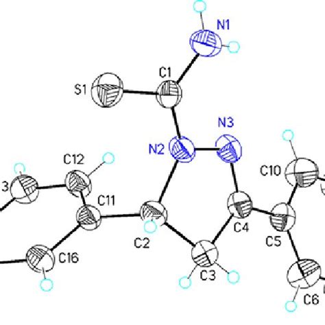 Molecular Structure Of 1 Showing The Atom Labeling Scheme And 50