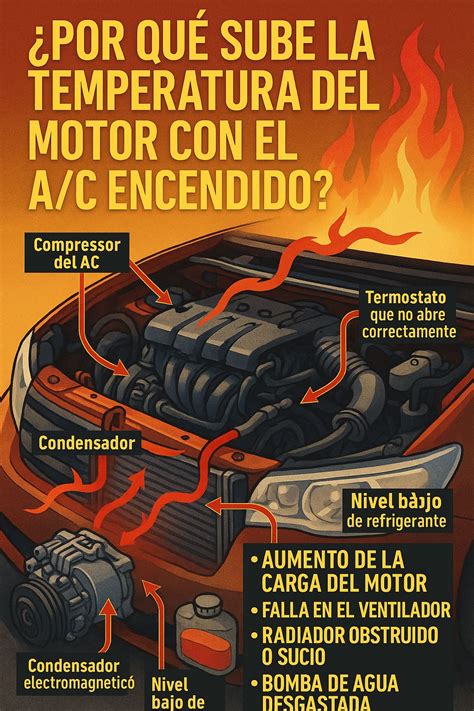 Mecánica ⚙️ ¿por Qué Sube La Temperatura Del Motor Con El Ac