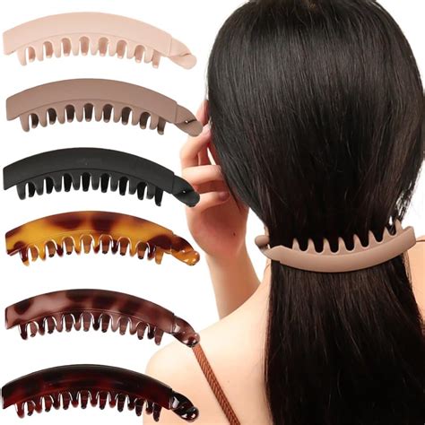 Canitor 52 Inch Large Banana Clips For Thin Fine Thick