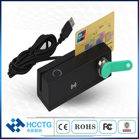 Combo Msr Magnetic And MHz RFID NFC Smart Card Reader Module With I Button And Fingerprint