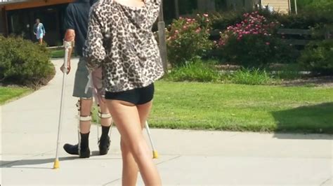 Hottie And Her Handicapped BF In Braces YouTube