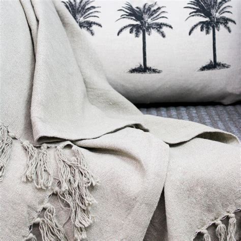 Organic Cotton And Linen Throws Ecodownunder