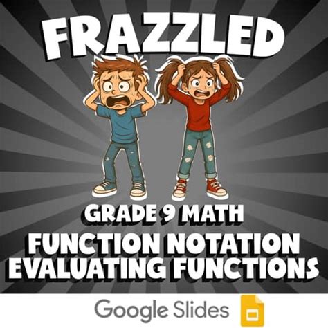 Function Notation Evaluating Functions Frazzled Math Game No Prep Grade 9