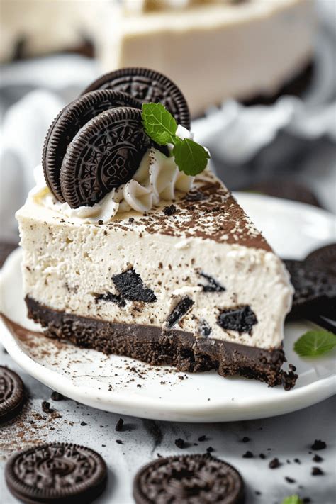 Oreo Cookies And Cream No Bake Cheesecake Recipe