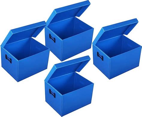 Pvc Pp Corrugated Document Boxes Material Thickness 2 5 Mm At ₹ 250