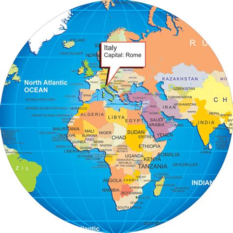Explore Italy On The World Map Culture Geography And Global Significance