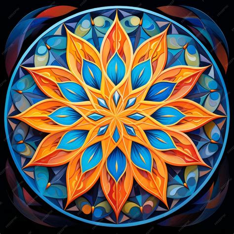 Premium Ai Image Power Of Mandala Vitality