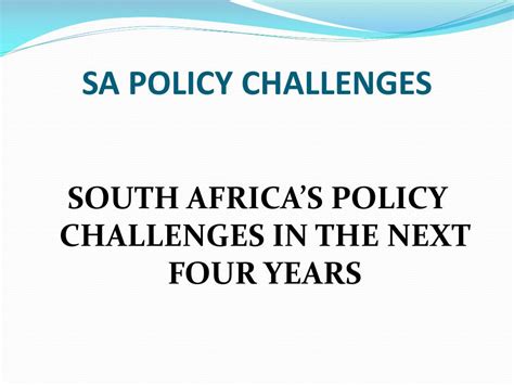 Ppt Sa Policy Challenges Powerpoint Presentation Free Download Id