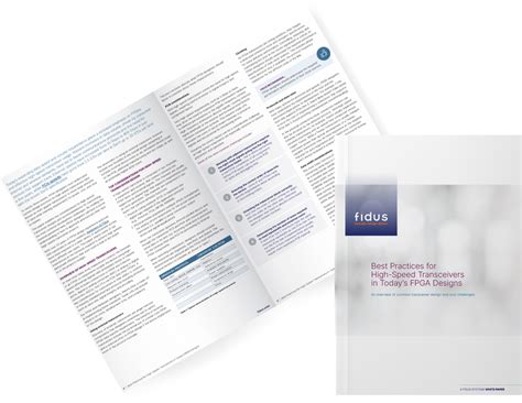 Best Practices For High Speed Transceivers In Fpga Designs Fidus Whitepaper