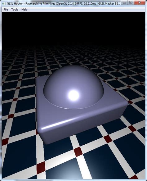 construire un monde avec les fonctions de distance en glsl raymarching