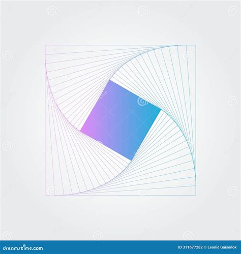 Abstract Swirl Hexagon Structure Vector Design Stock Illustration