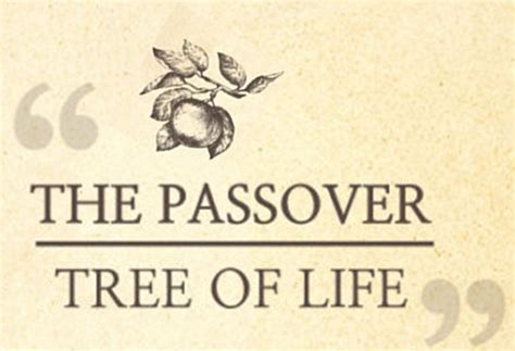 The Tree Of Life The Passover Christ Ahnsahnghong Recovered 20