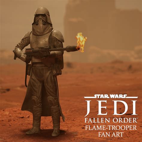 Artstation Starwars Jedi Fallen Order Flame Trooper