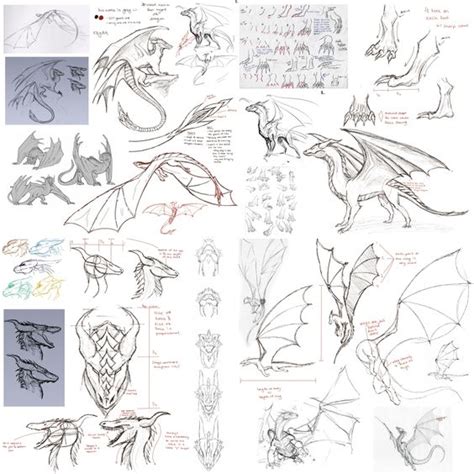 Dragon Wings Drawing How To Draw Flying Dragon Wing By Bladesfire On