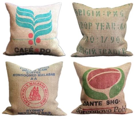 Coffee Bean Pillows Unique And Recycled Designs