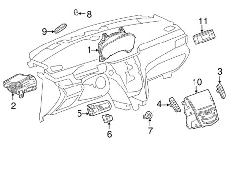 Headlamp Components For 2019 Cadillac Xts