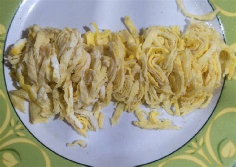 Resep Telur Dadar Iris By Bunda 💕 Oleh Indah Indarsari Cookpad